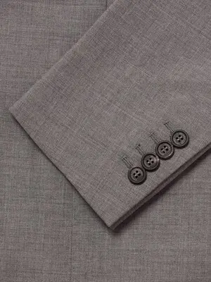 Eleventy Wool-blend Suit Jacket - Gray