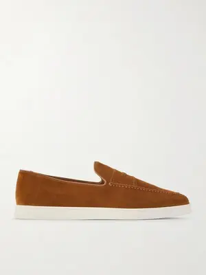 Church's Peebles Suede Loafers - Brown