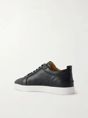 CHRISTIAN LOUBOUTIN Rantulow Full-grain Leather Sneakers