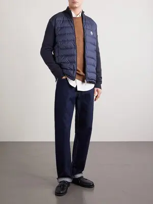 Moncler Panelled Zip-up Cardigan