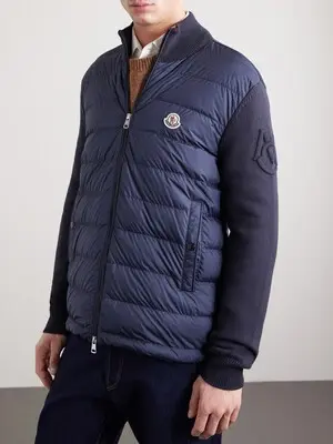 Moncler Panelled Zip-up Cardigan