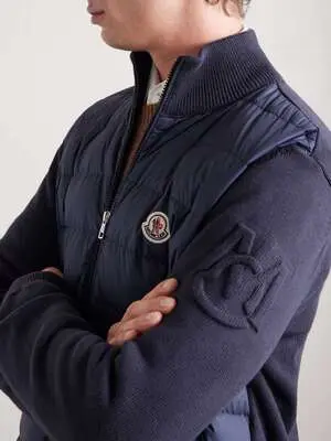 Moncler Panelled Zip-up Cardigan
