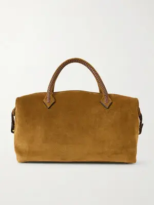 METIER Vérité City Medium Suede Tote - Brown
