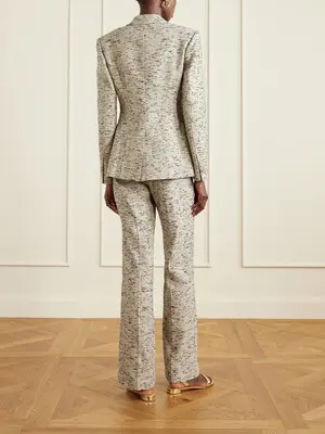 Ulla Johnson Tess Single-breasted Tweed Blazer