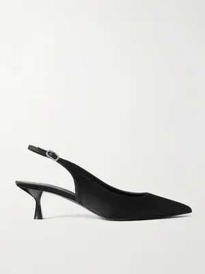 Stella McCartney Satin Slingback Pumps