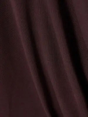 FLORE FLORE Dinah Ribbed Turtleneck Top - Brown
