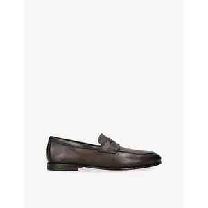 Santoni Textured Flats For Women