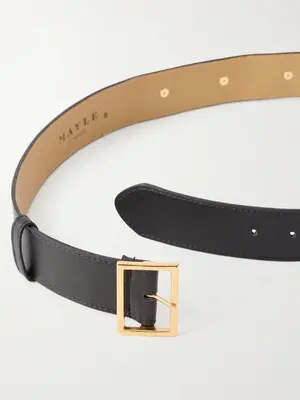 Maison Mayle Del Rio Embellished Leather Waist Belt