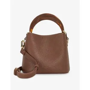 Moulded Handle Leather Handbags