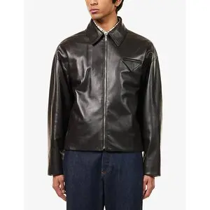 Bottega Veneta Kimono Regular-fit Leather Jacket