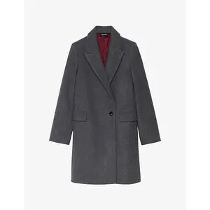 Zadig&Voltaire Peak-lapel Wool-blend Coat