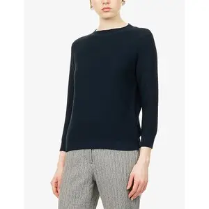 Max Mara Regular-fit Ribbed Cotton Jumper