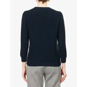 Max Mara Regular-fit Ribbed Cotton Jumper