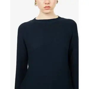 Max Mara Regular-fit Ribbed Cotton Jumper