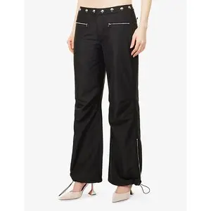 JADED LONDON Corvi Studded Cargo Shell Trousers