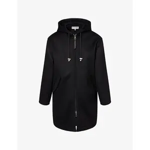 Loewe Relaxed-fit Hooded Wool Coat