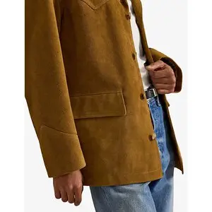Polo Ralph Lauren Western Single-breasted Suede Jacket