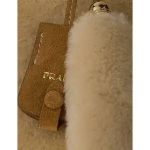 Prada Shearling Tote Bag