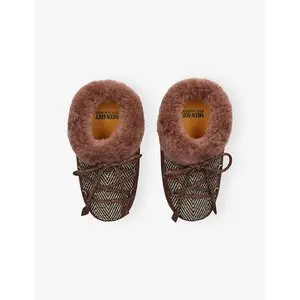 Moon Boot Faux-fur Mules - Brown
