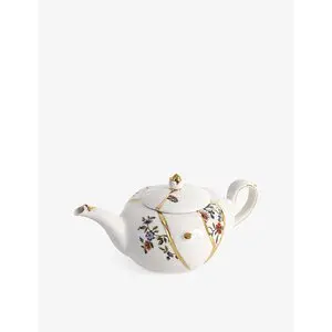 SELETTI Kintsugi Porcelain Tea Pot - One-color