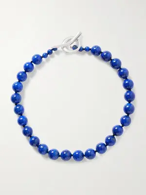 SOPHIE BUHAI Everyday Boule Lapis Lazuli And Silver Necklace - Blue