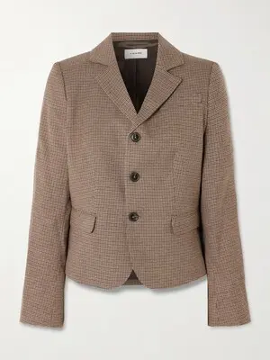 FRAME Houndstooth Tweed Blazer