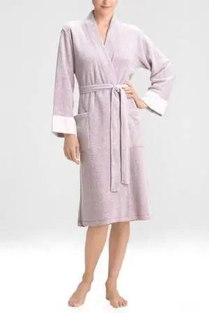 Natori Nirvana Brushed Terry Robe - Purple