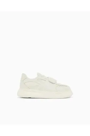 Emporio Armani Sneakers With Strap - White