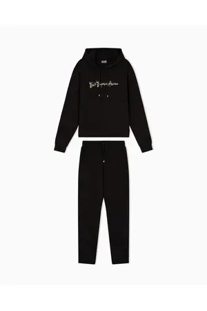EA7 Stretch Cotton-blend Tracksuit