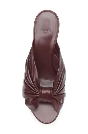 Fendi Arco Leather Sandal