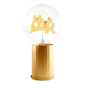 MITB Life Is Beautiful Portable Table Lamp Gold