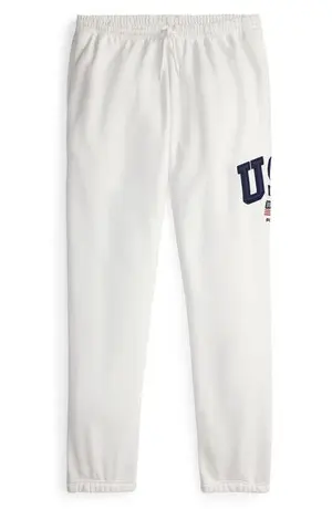 Polo Ralph Lauren Flag Fleece Sweatpants - White
