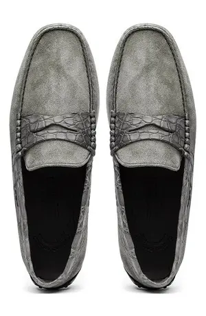 ZELLI ITALIA Monza Driving Loafer - Grey