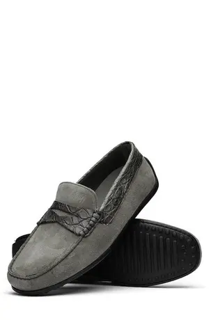 ZELLI ITALIA Monza Driving Loafer - Grey