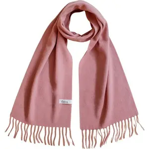 TBCO Lambswool Block Color Scarf Blush