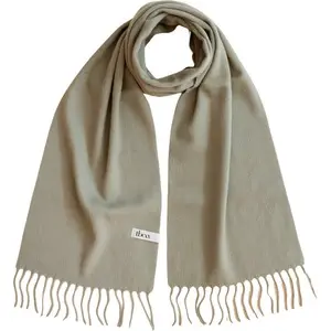 TBCO Lambswool Block Color Scarf - Olive