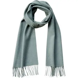TBCO Lambswool Block Color Scarf Sage Melange