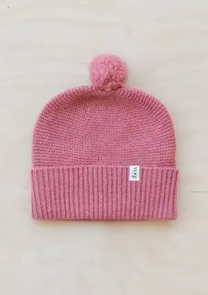 TBCO Merino Wool Baby Beanie - Rose