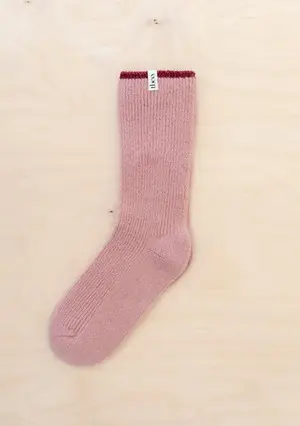 TBCO Cashmere & Merino Wool Socks - Pink