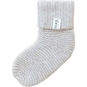 TBCO Merino Wool Baby Socks - Oatmeal Melange