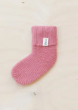 TBCO Merino Wool Baby Socks - Rose