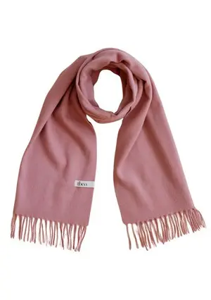 TBCO Lambswool Block Color Oversized Scarf - Blush