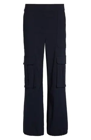 Veronica Beard Dari Crop Cargo Pants - Navy