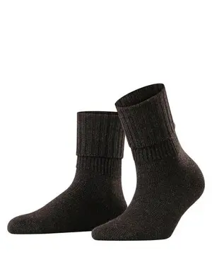 Falke Striggings Rib Boot Socks - Anthracite Melange