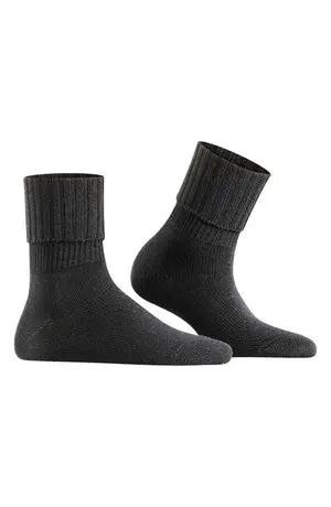 Falke Striggings Rib Boot Socks - Anthracite
