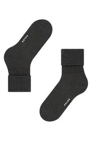 Falke Ribbed Cuff Socks - Anthracite