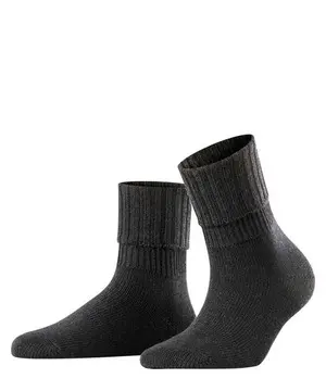 Falke Striggings Rib Boot Socks - Black