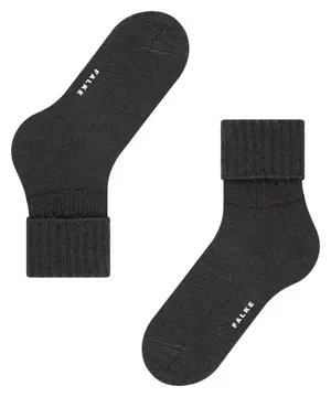 Falke Striggings Rib Boot Socks - Black