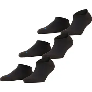 Falke Cool Kick 3-pack Sneaker Socks - Black
