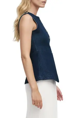 FAVORITE DAUGHTER Clocking In Denim Vest